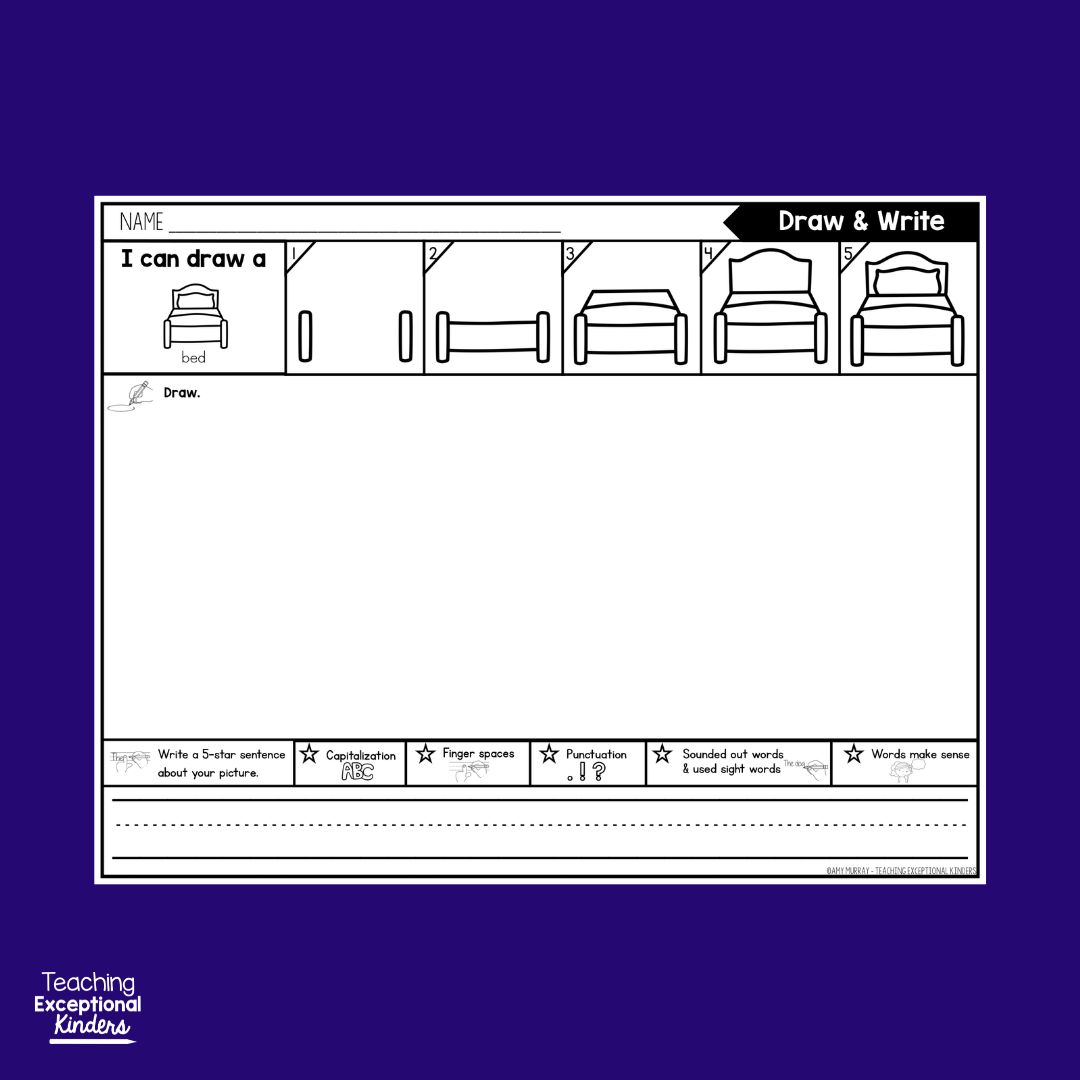 CVC Directed Drawing – Kindergarten Toolbox