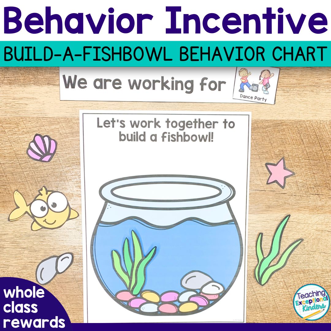 Fish Build a Reward Behavior Chart – Kindergarten Toolbox