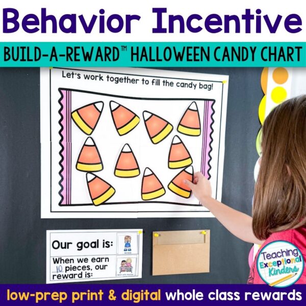 Halloween Candy Corn Build a Reward Behavior Chart Scene – Kindergarten ...