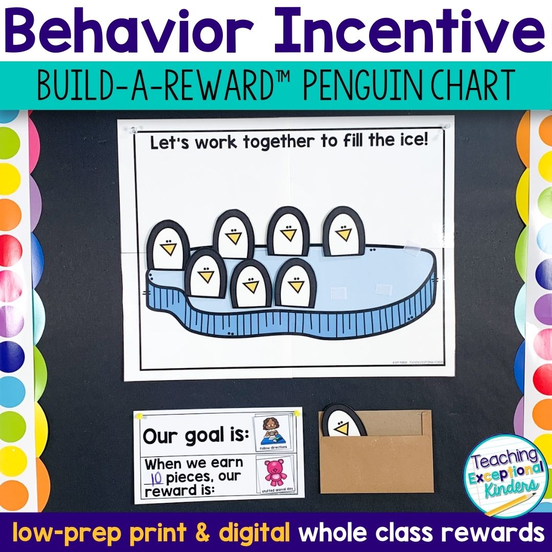 Penguin Build-a-Reward Scene Behavior Chart – Kindergarten Toolbox